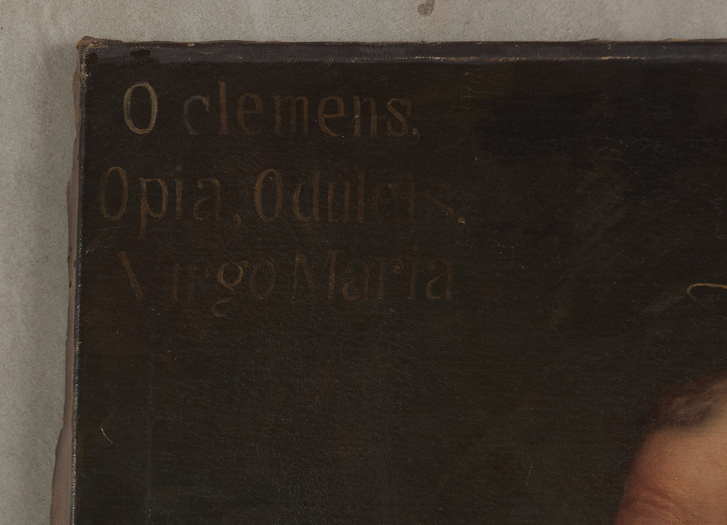 19TH C OIL PORTRAIT PAINTING OF ST BERNARD (SPRING BANK ABBEY MONASTER ...