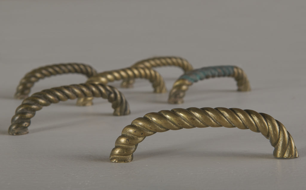 COLLECTION OF 6 BRONZE ROPE HANDLES – Blackman Cruz