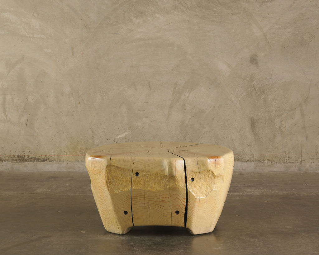 DAN POLLOCK IVORY CEDAR TABLE – Blackman Cruz
