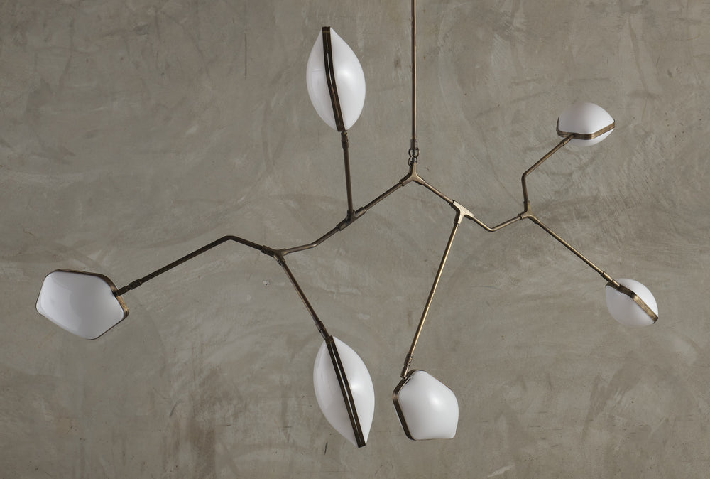 OPALINE BRASS FIXTURE BY THIERRY JEANNOT – Blackman Cruz