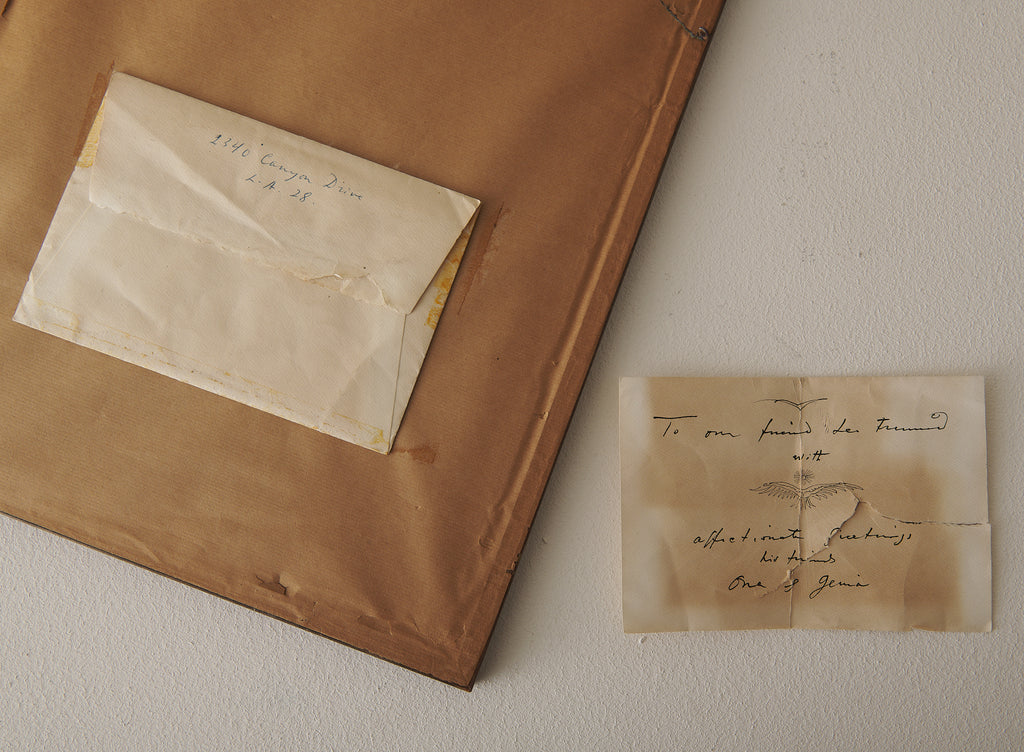 EUGÈNE BERMAN (1899 - 1972) INK DRAWING, SIGNED 1948 WITH INSCRIPTION ...