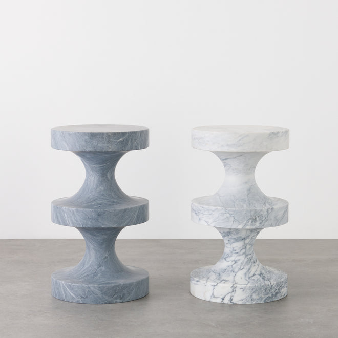 TRIPLE TIERED MARBLE SIDE TABLE(S) – Blackman Cruz
