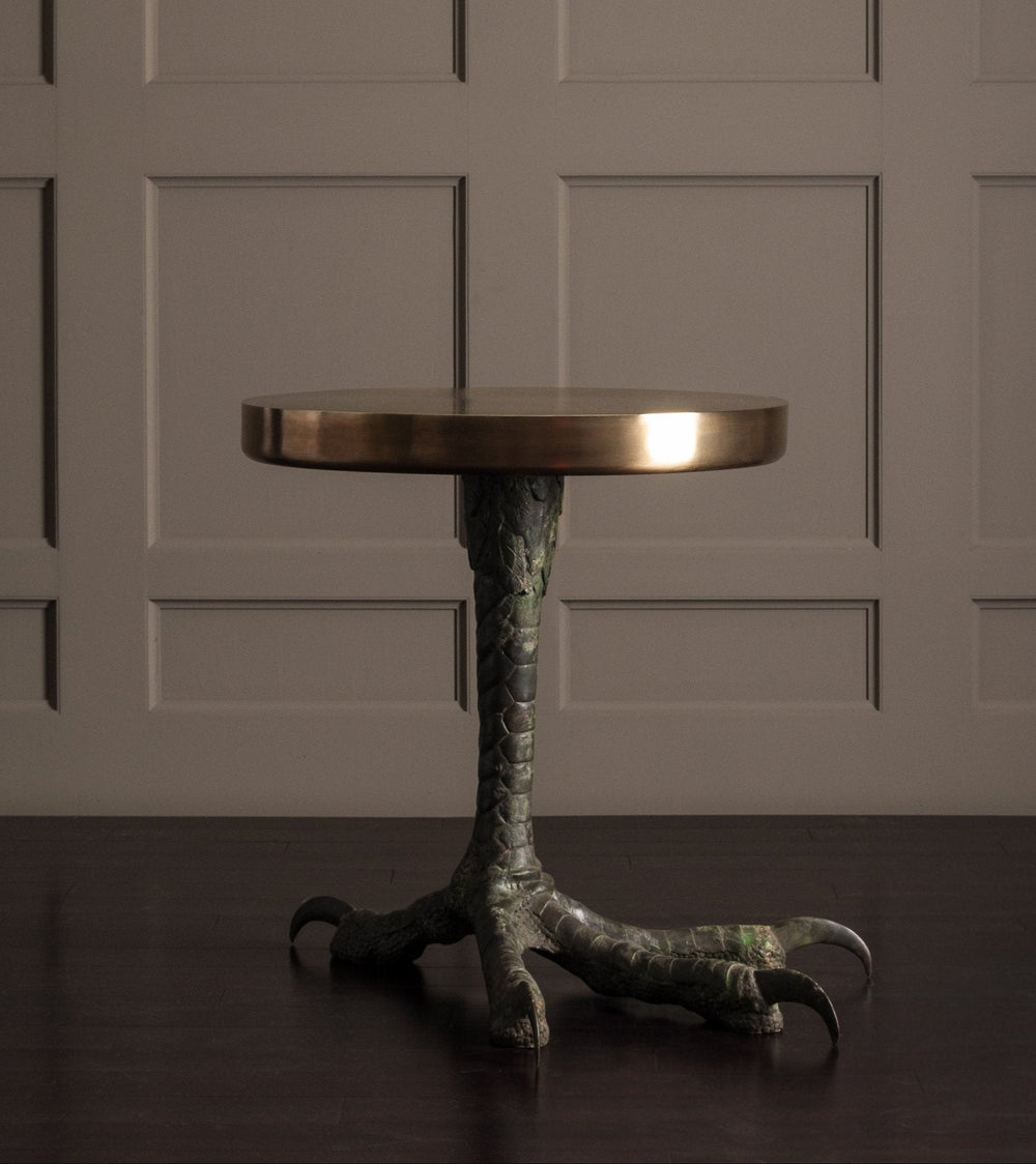 Talon Table with Brass Top – Blackman Cruz