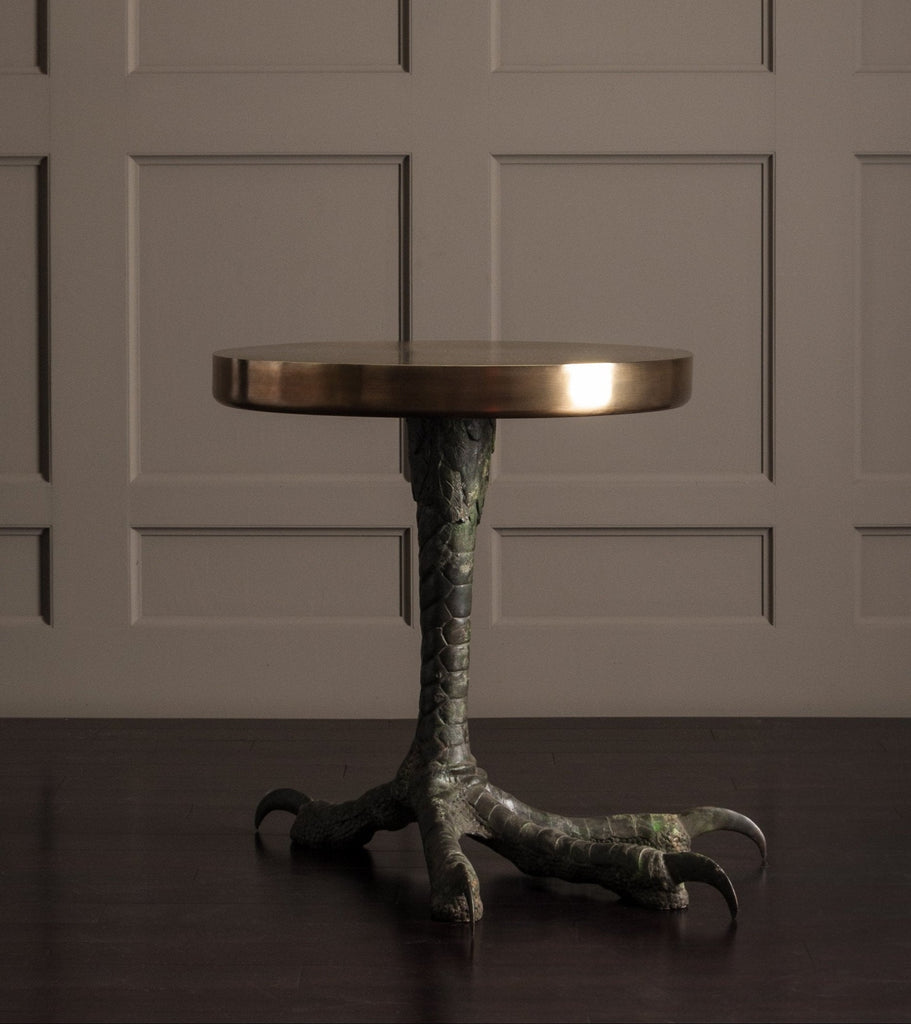 Talon Table with Brass Top – Blackman Cruz